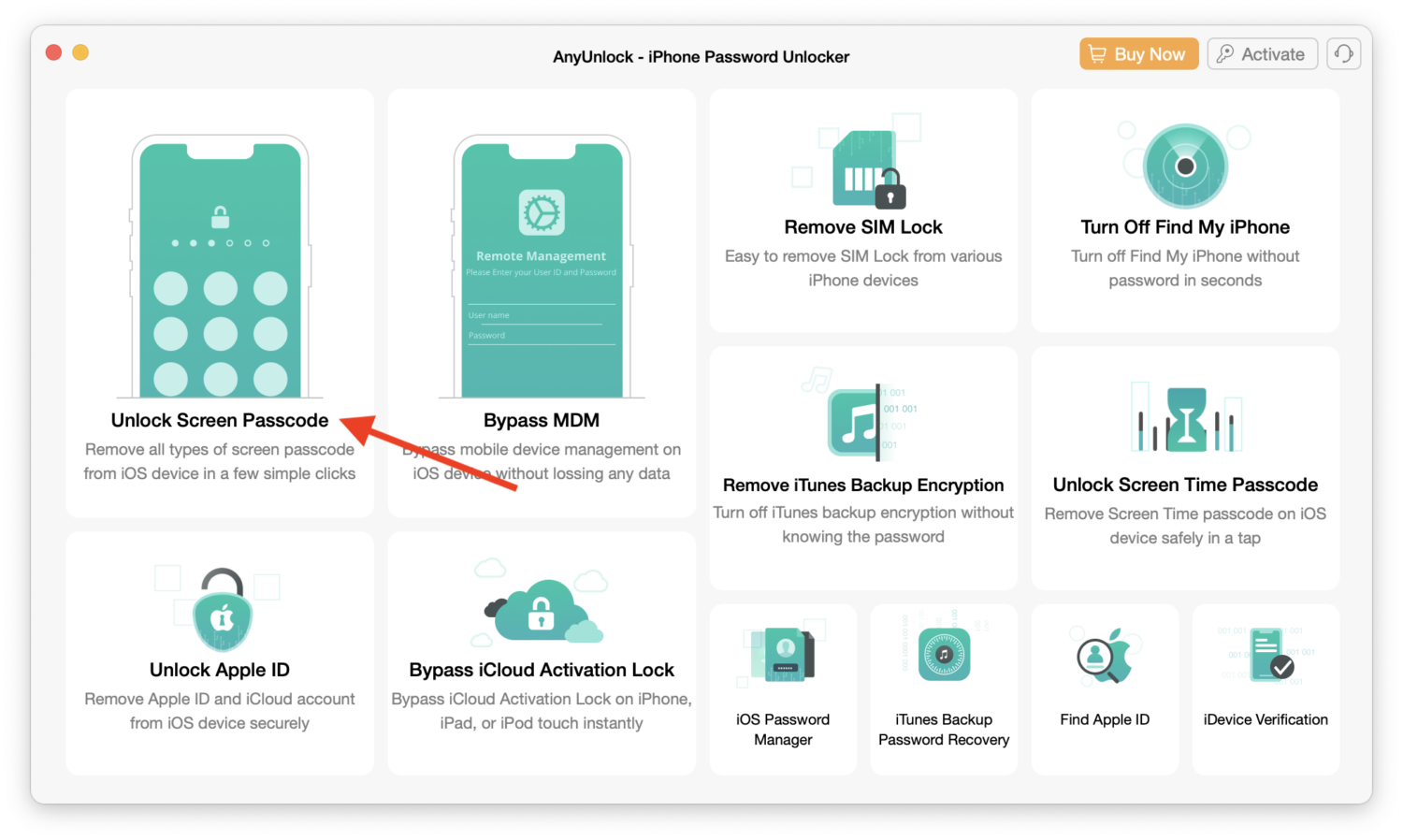 AnyUnlock: Una solución perfecta para el desbloqueo por contraseña del ...