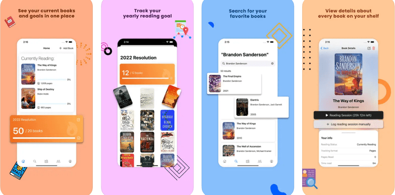 12 aplicaciones de seguimiento de libros para estar al día en sus objetivos de lectura ...