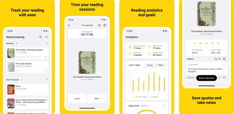 12 aplicaciones de seguimiento de libros para estar al día en sus objetivos de lectura ...