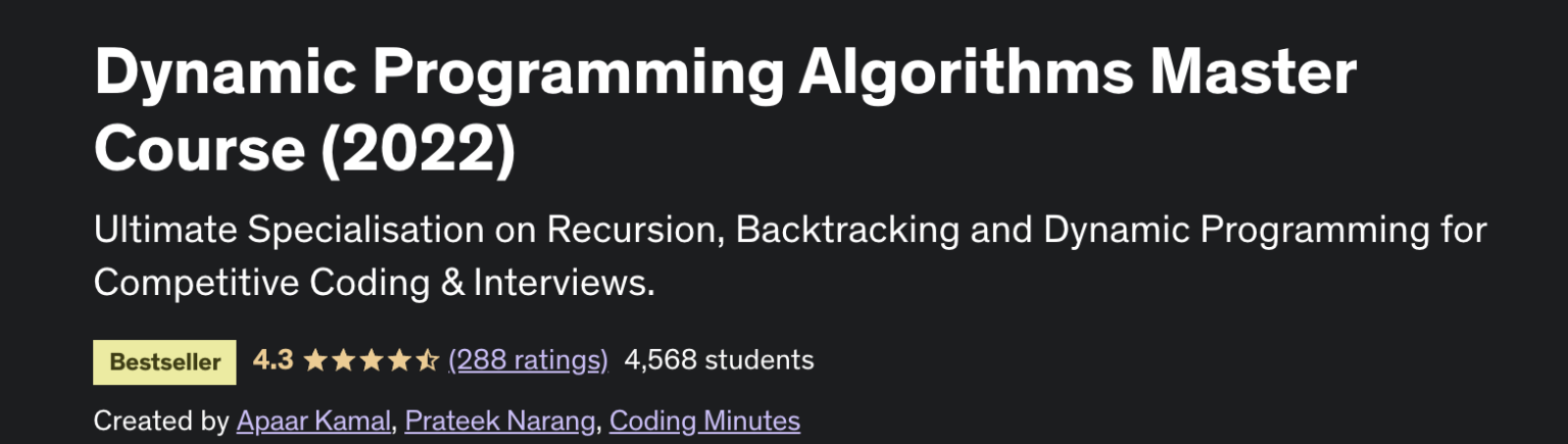 Programación dinámica: Qué es, cómo funciona y recursos de aprendizaje ...