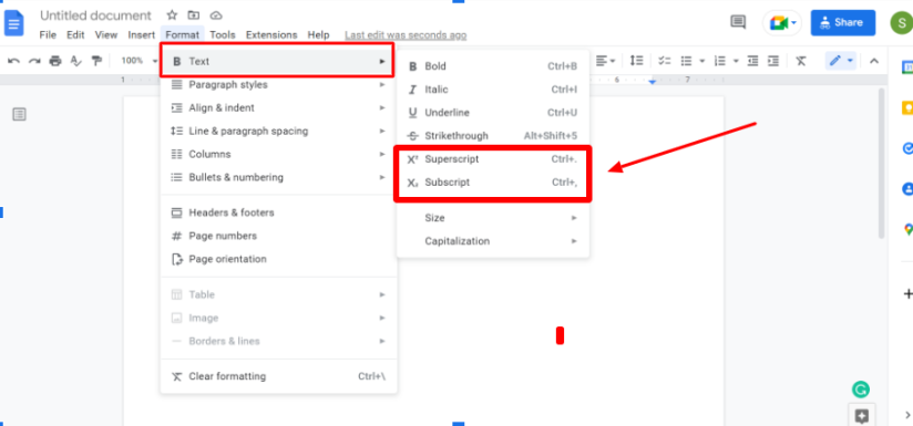 Comment mettre en exposant et en indice dans Google Docs [Guide étape ...