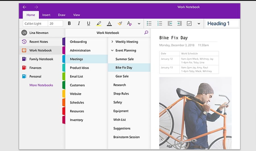 5 modèles OneNote pour s'organiser et rester efficace