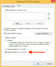 How to Disable NetBIOS over TCP/IP in Windows?