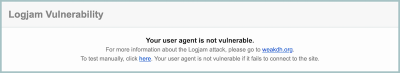 How to test Logjam Attack (CVE-2015-4000) and fix?