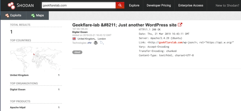 How to Find Real IP (Origin) address of Website?