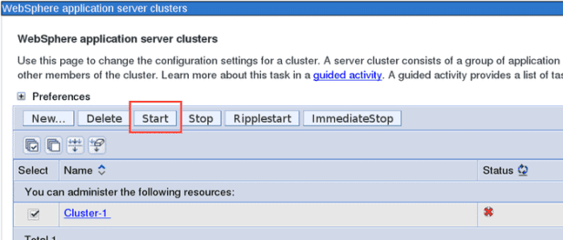 How to Create Cluster in IBM WebSphere ND?