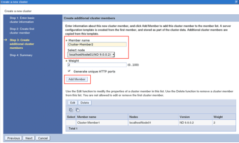 How to Create Cluster in IBM WebSphere ND?