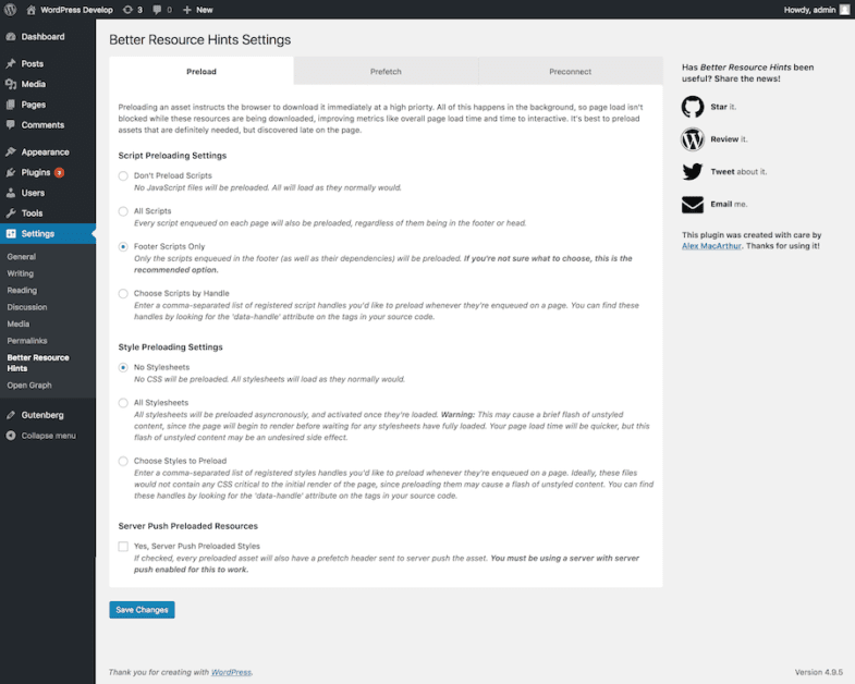 Implementing Preload, Prefetch, Preconnect in WordPress
