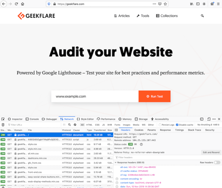 How to Test if a Website Supports HTTP/3?