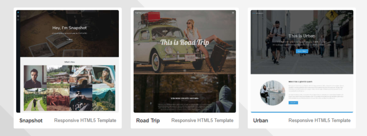 Modèles de sites Web statiques pour le personnel et le démarrage