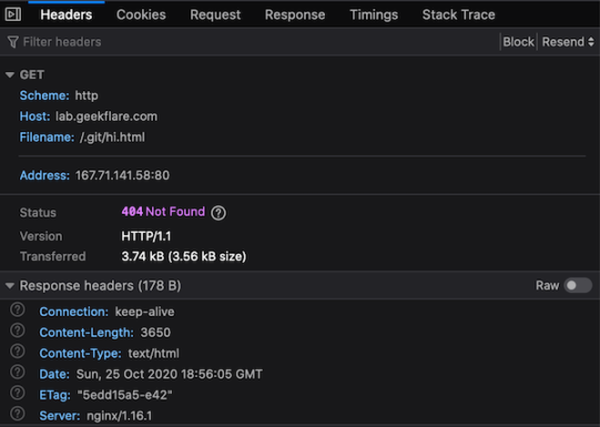How to Block .git in Apache, Nginx and Cloudflare?