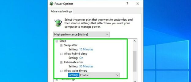 All Windows 10 Power Options Explained