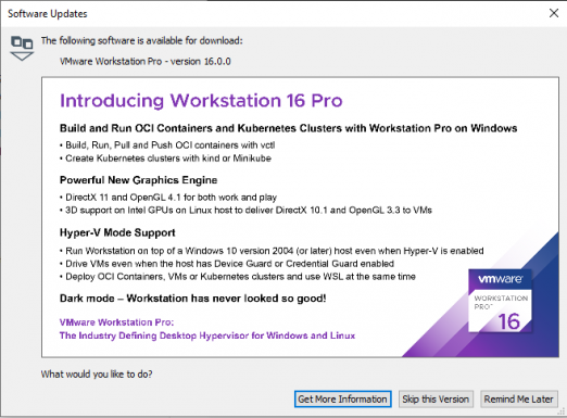 ¿Cómo actualizar VMware Workstation Pro v15.5.7 a v16? - Geekflare
