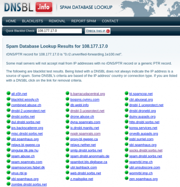10 herramientas para comprobar las listas negras de dominios (DNSBL) en busca de problemas de ...