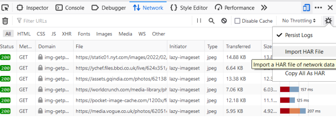 How to Create HAR File from Google Chrome, Firefox, and Analyze it?