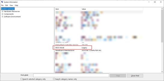 How to Change BIOS Mode from Legacy to UEFI in Windows 10