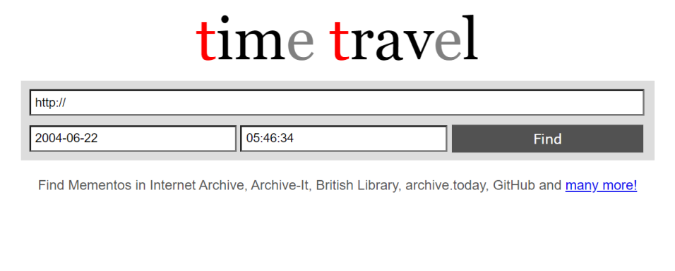 Las mejores alternativas de Wayback Machine - Geekflare