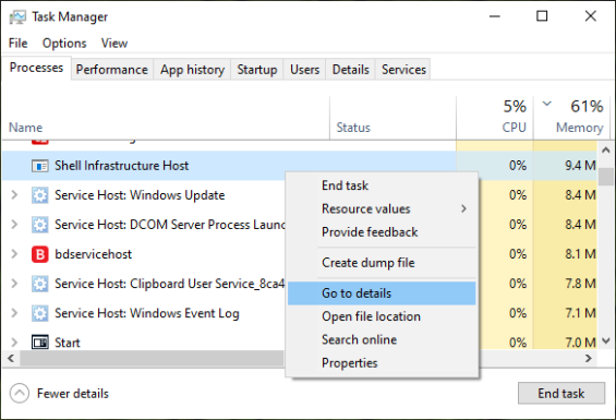 How to Fix Shell Infrastructure Host Having High CPU in Windows - Geekflare How to Fix Shell Infrastructure Host Having High CPU in Windows - Geekflare