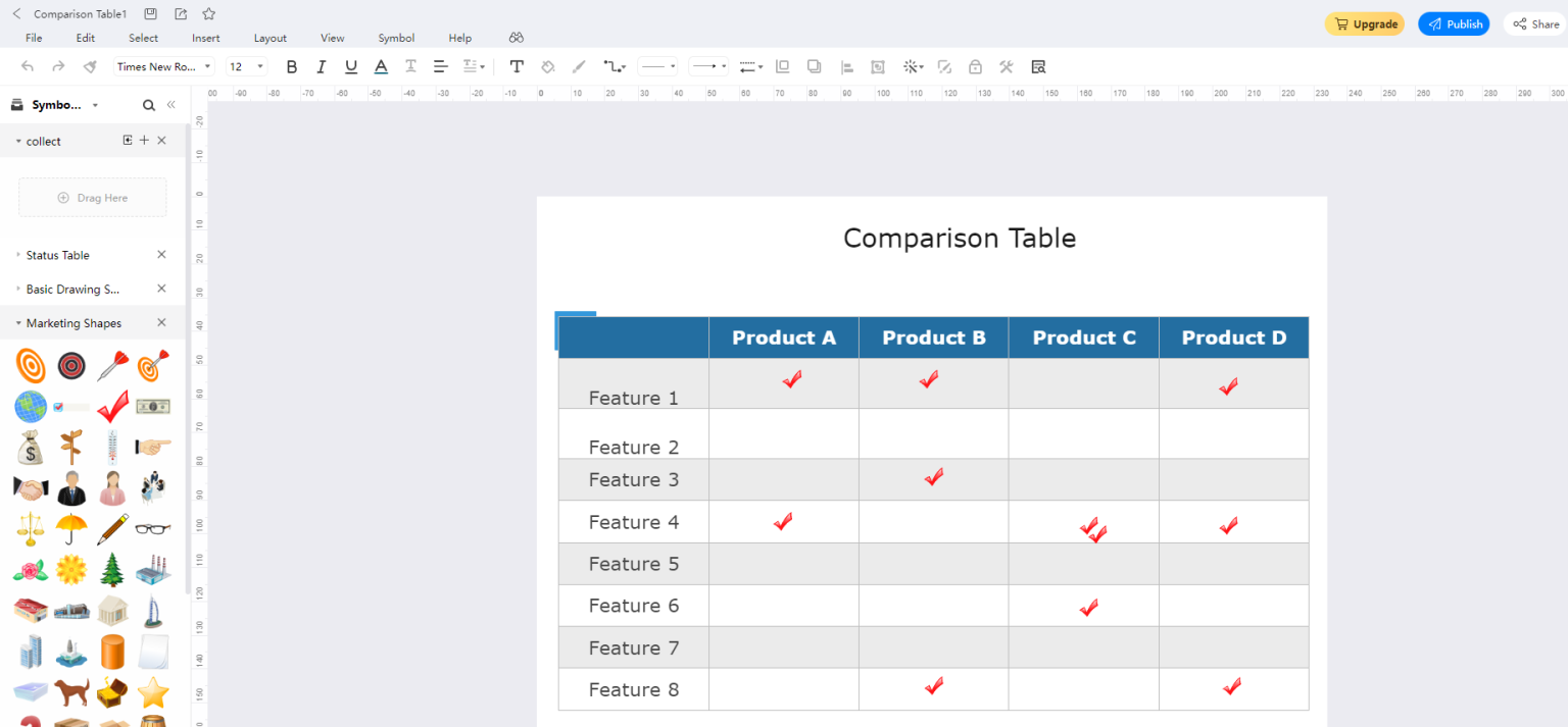 7 herramientas para crearate Gráficos comparativos llamativos Geekflare