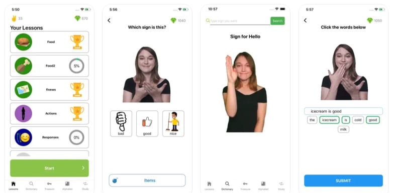 9 Apps zum Erlernen der Gebärdensprache für Anfänger - Geekflare