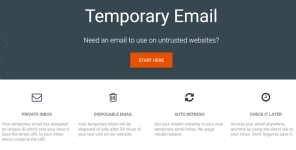 14 Disposable Email Addresses (DEA) Providers for Account Sign Ups