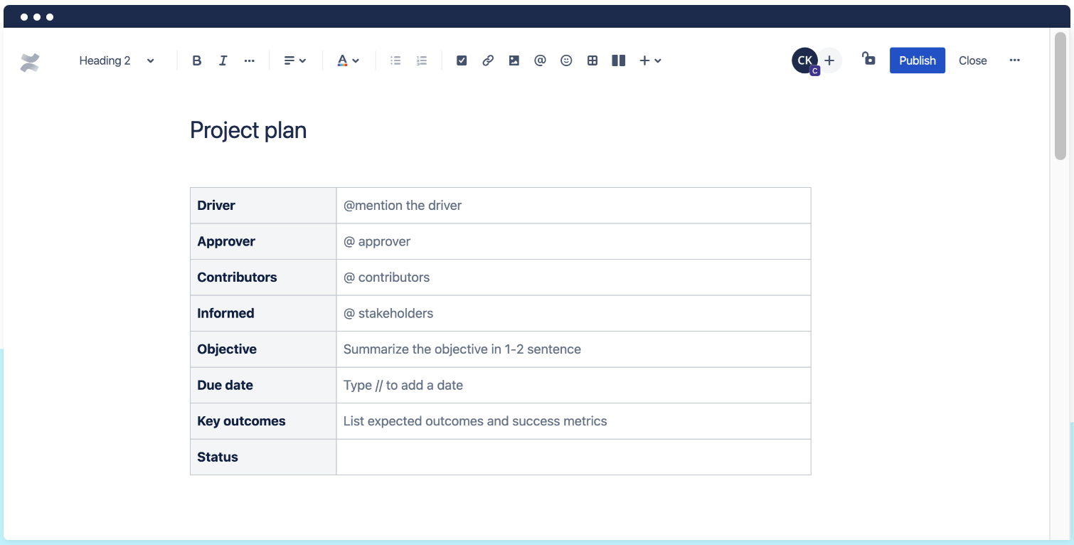 Las 14 mejores plantillas de planificación de proyectos para documentar ...