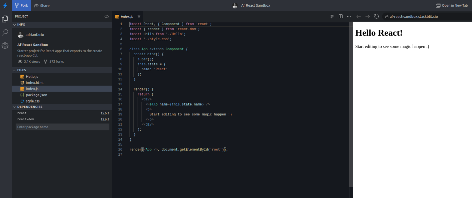 8 Amazing React Sandbox to Boost Your Skills