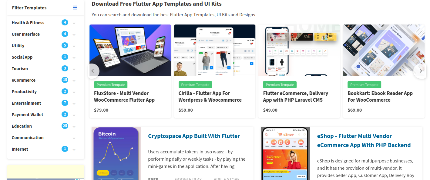 Las 11 mejores plantillas de Flutter para el desarrollo de aplicaciones ...