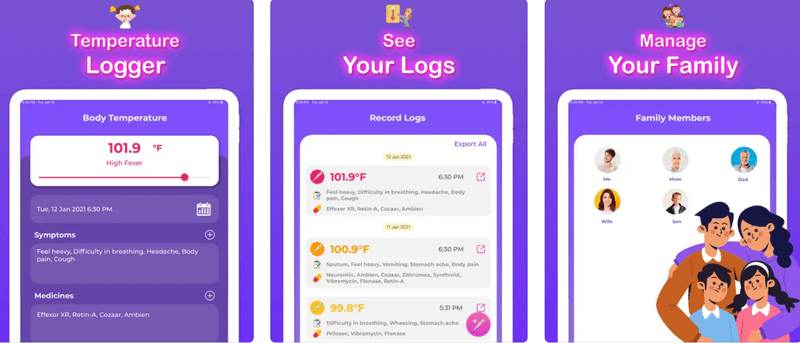 10 meilleures applications de thermomètre pour le suivi de la fièvre sur iPhone