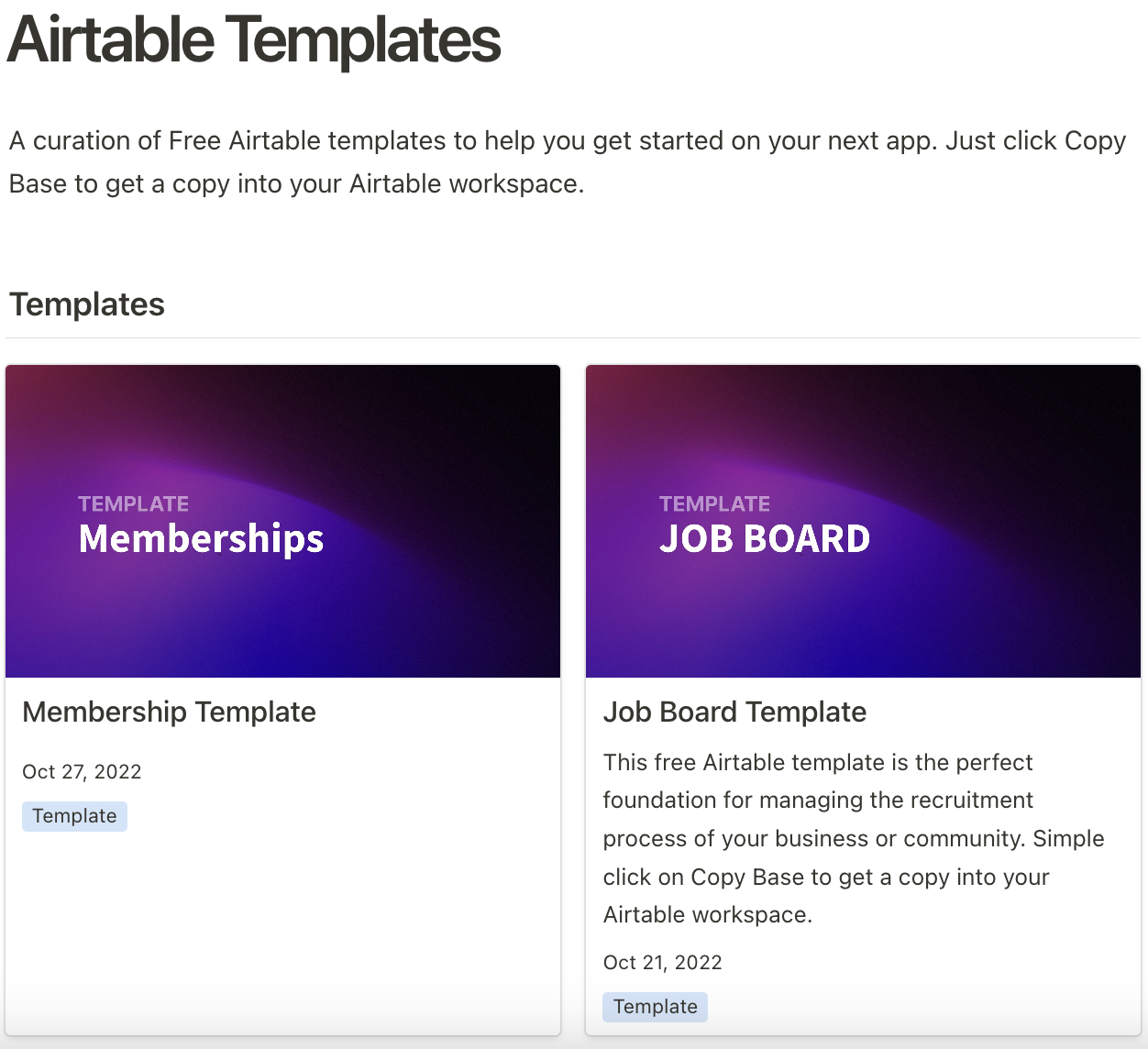 8 Stunning Airtable Templates to Get Organized in Style