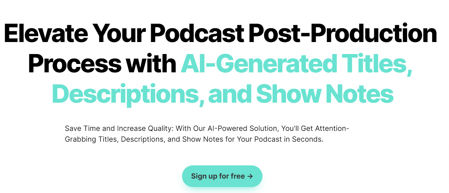 15 AI Podcast Tools to Make Editing and Production a Breeze - Geekflare