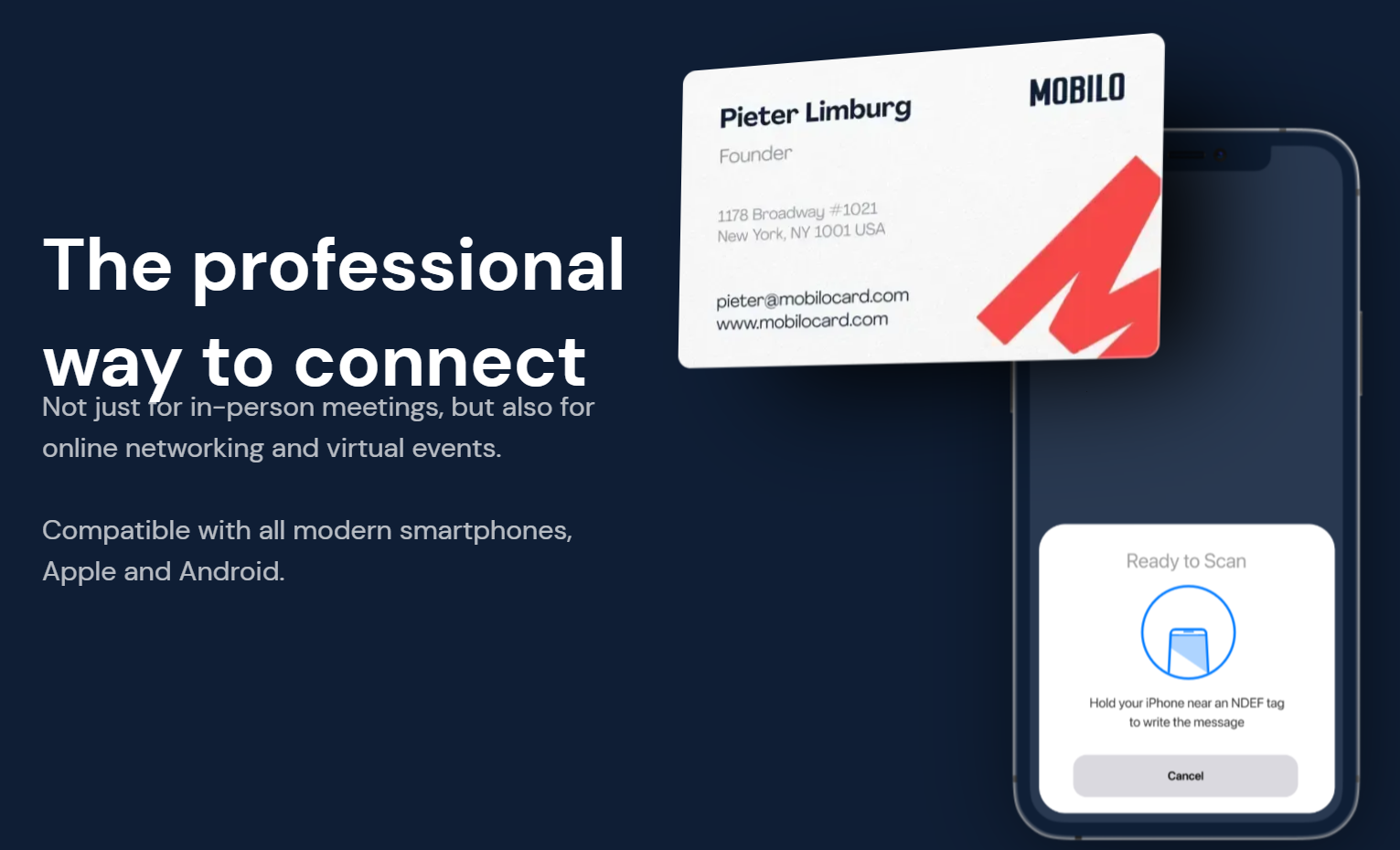 Business Cards Sharing Made Digital with Mobilo