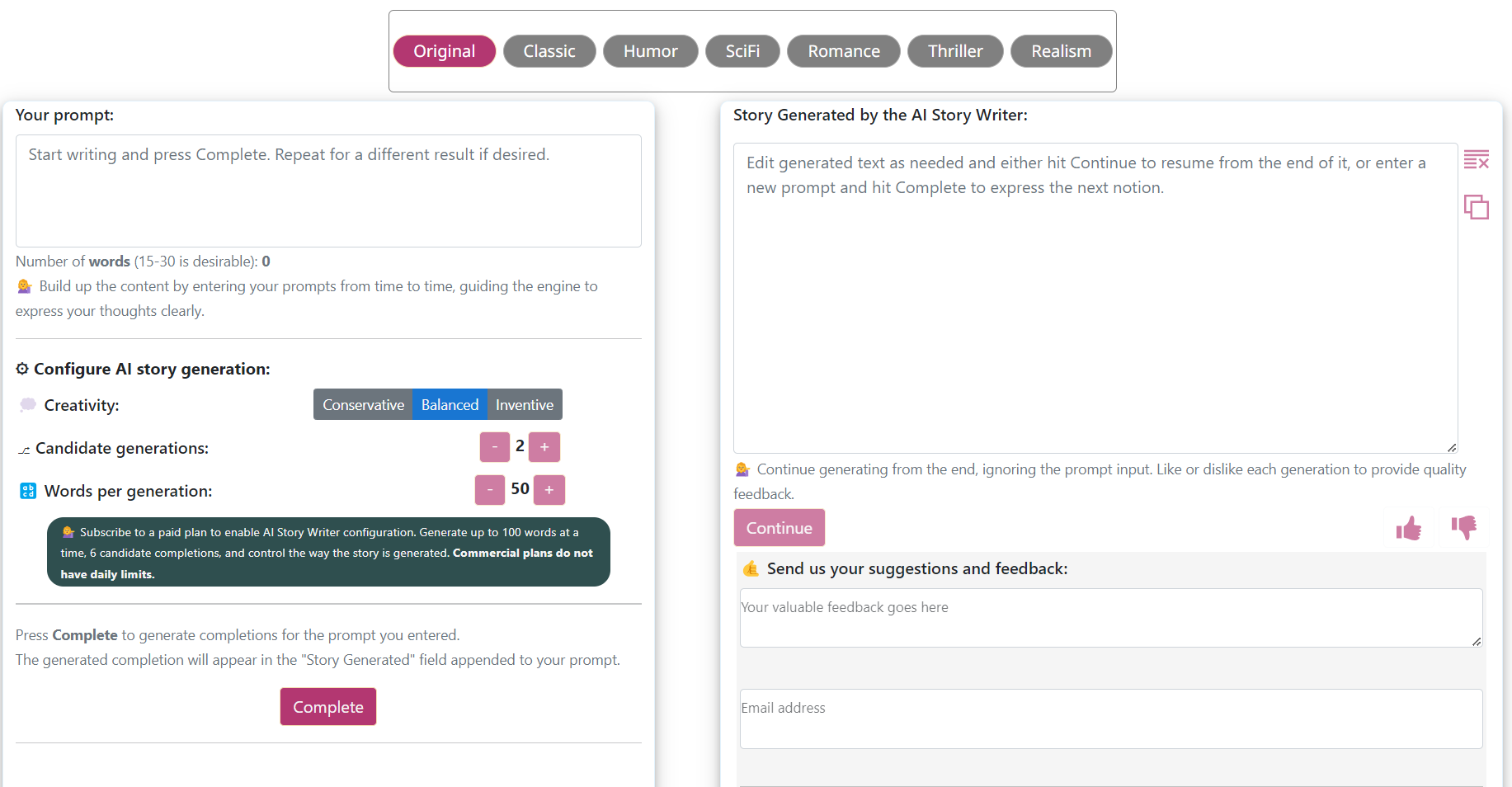 Los mejores generadores de historias de IA para autores y creadores