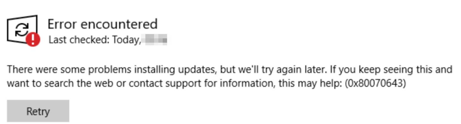 How to Fix 0x80070643 Error on Windows in Just 5 Minutes