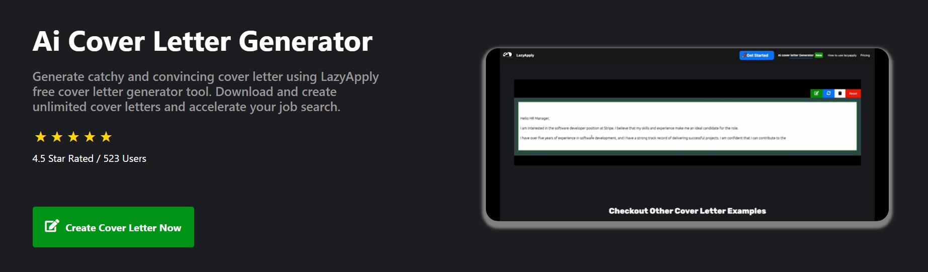 Best AI Cover Letter Generator to Impress Hiring Manager