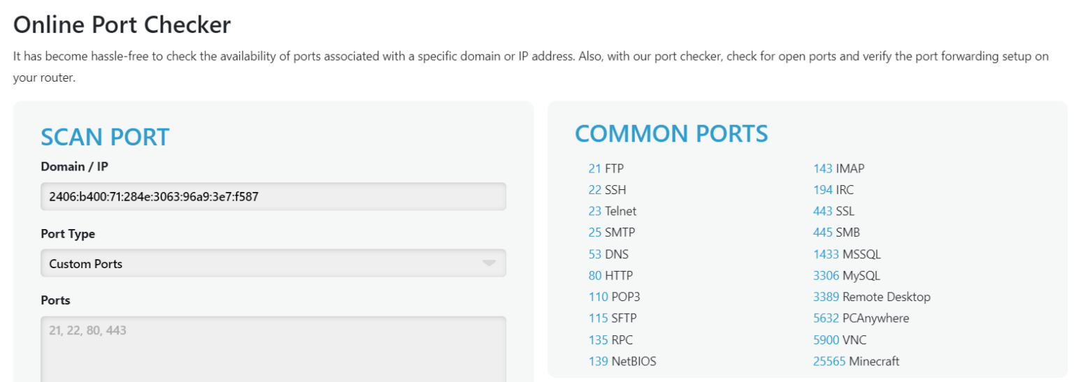 8 Best Online Port Scanners