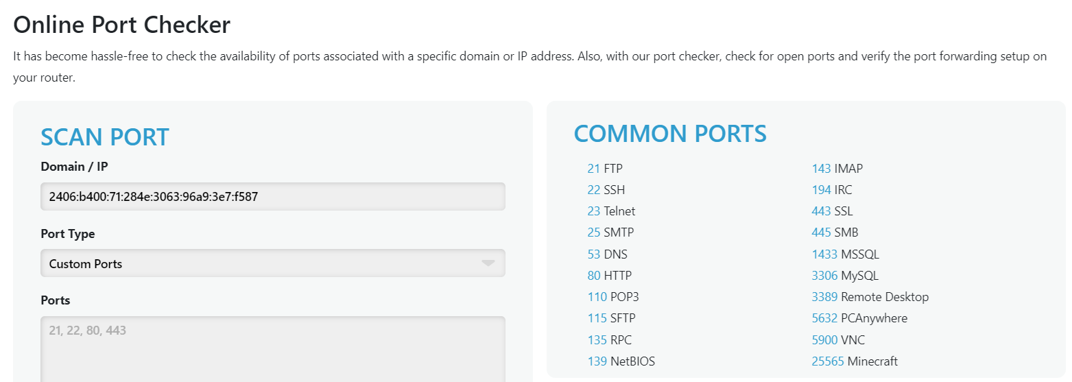 8 Best Online Port Scanners