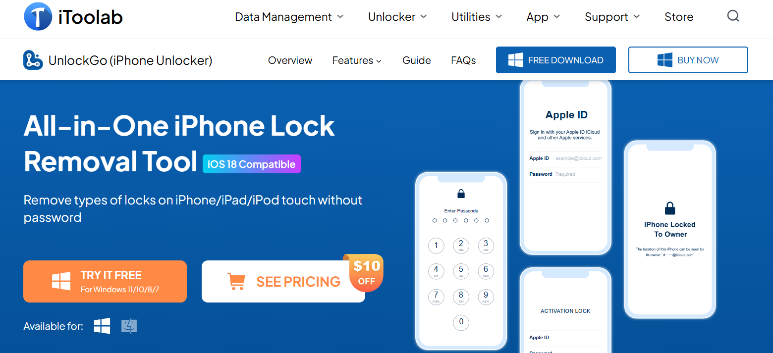 10 Best iPhone Unlocker for 2025