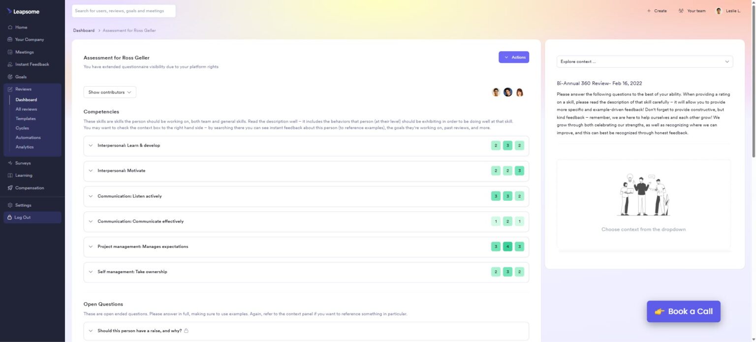 Leapsome Review: Leap to People Success
