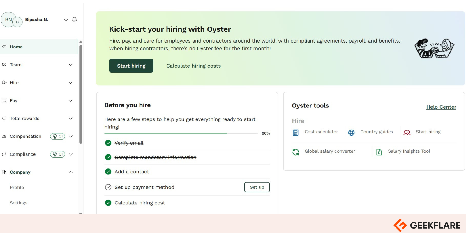 Oyster Review for Global Employment and Payroll