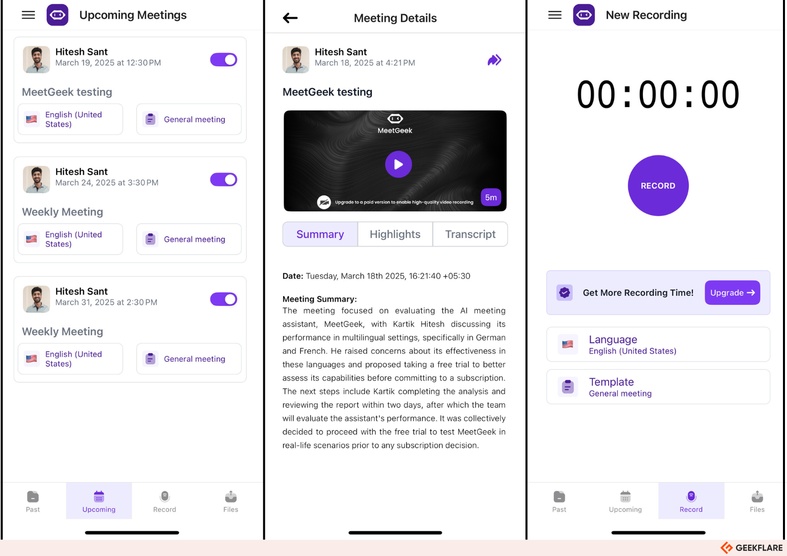 MeetGeek Review: Meet the AI Meeting Automation Geek