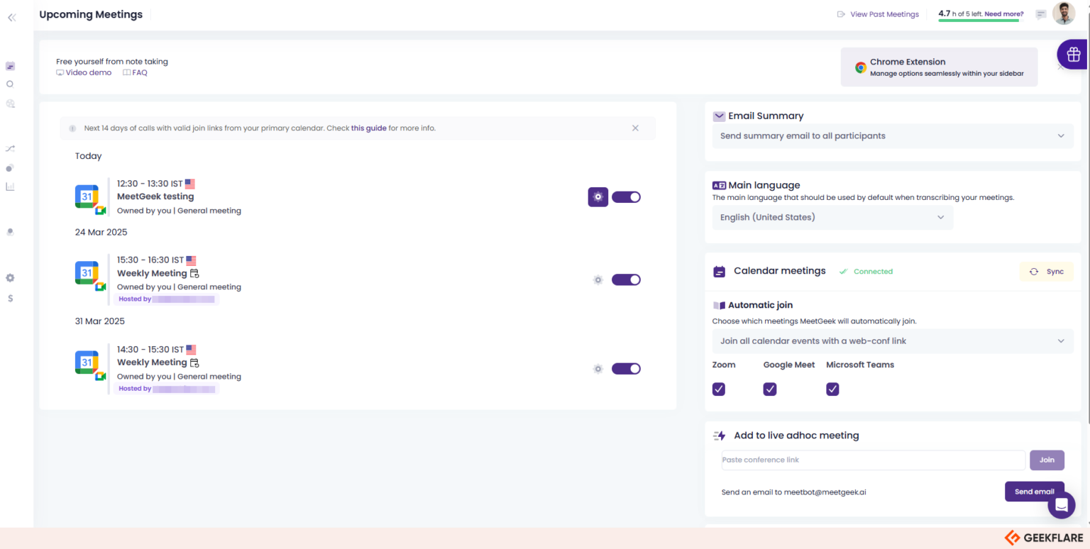 MeetGeek Review: Meet the AI Meeting Automation Geek