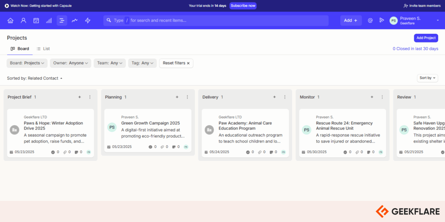 Capsule CRM Review: Simple, Scalable for Small Teams