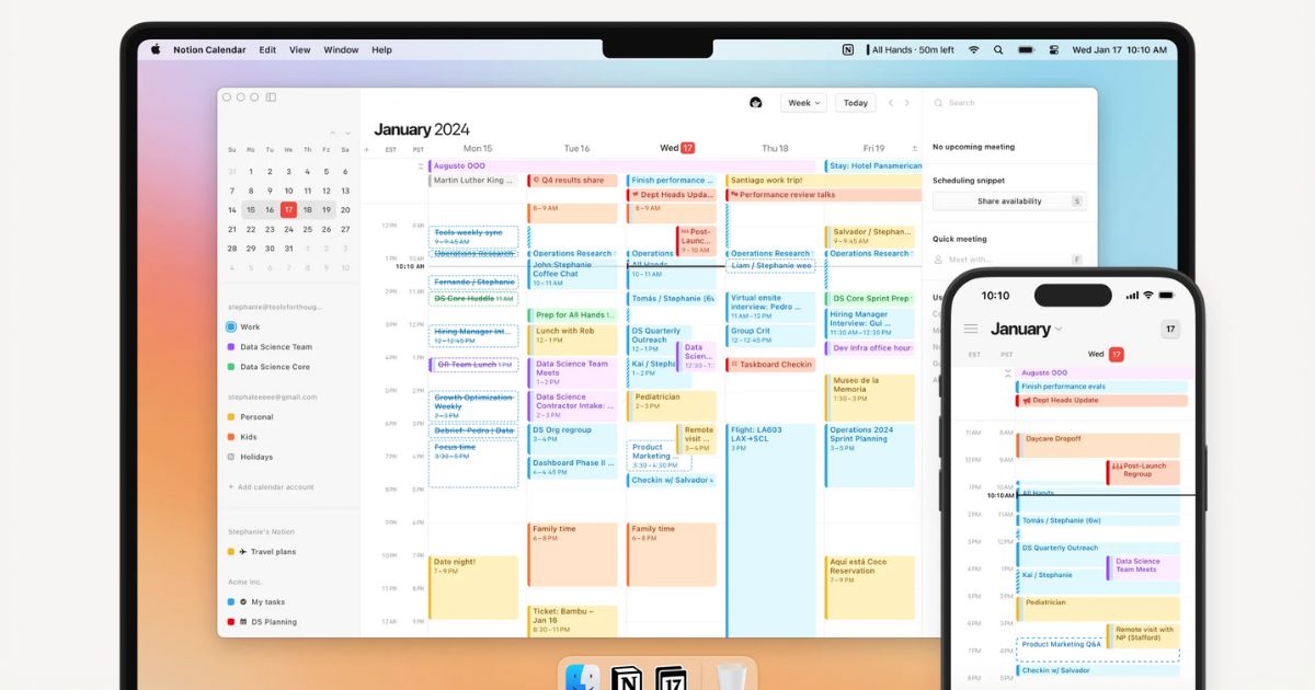 You Can Now Manage Any Notion Database in Calendar